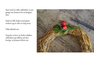 Sådan binder du en krans | PPTX