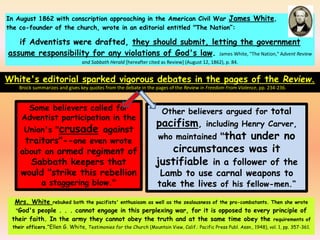 Adventism and War | PPT