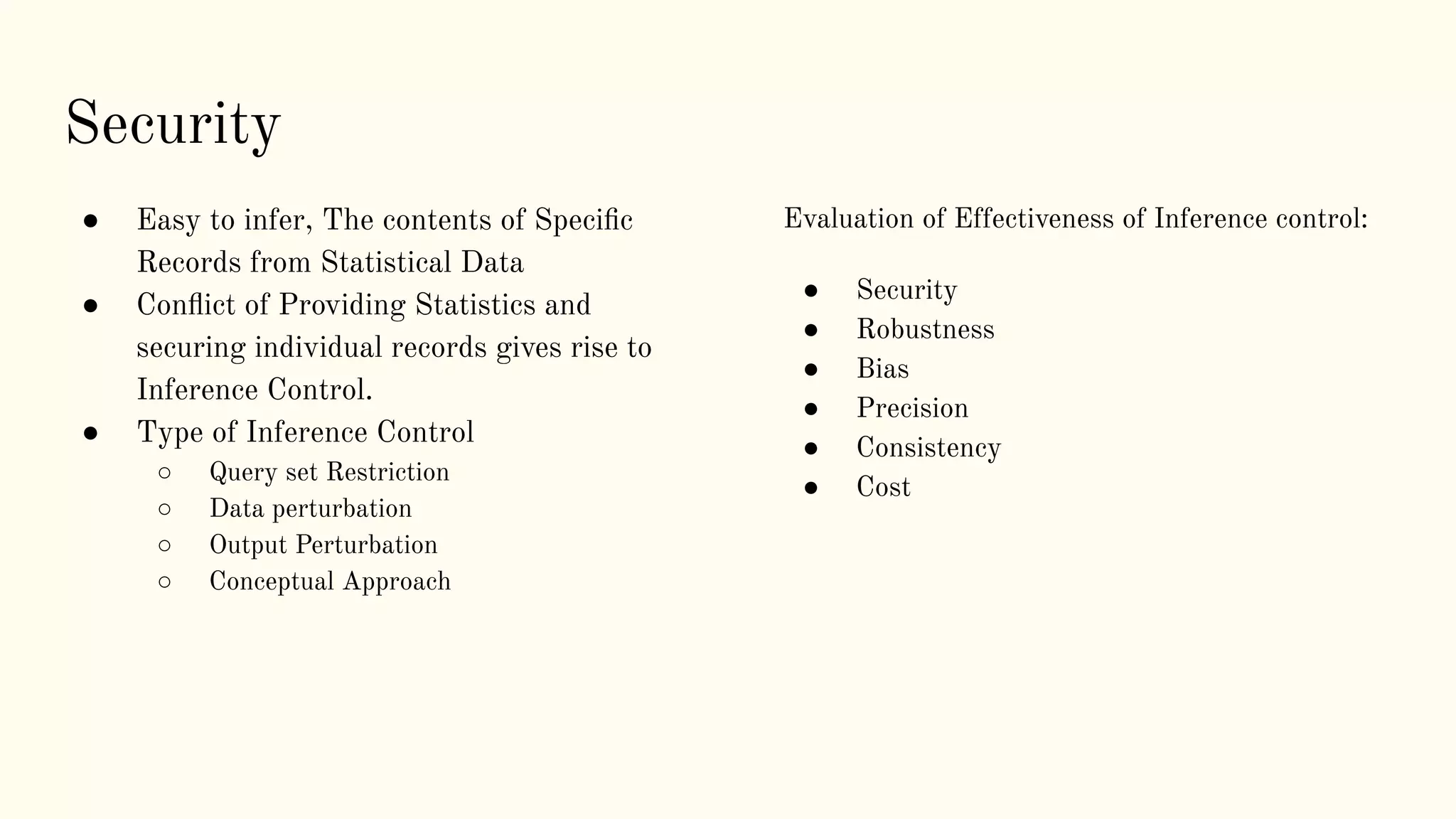 Statistical Databases | PDF