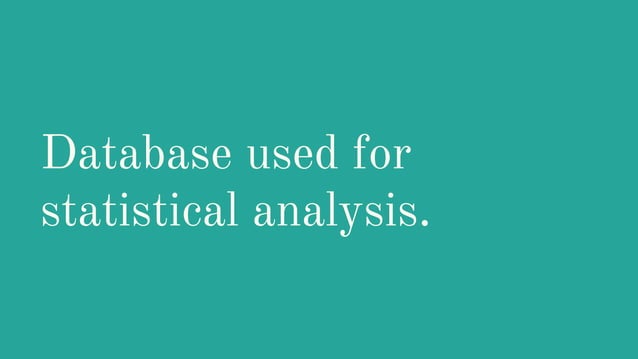 Statistical Databases | PDF