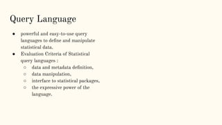 Statistical Databases | PDF