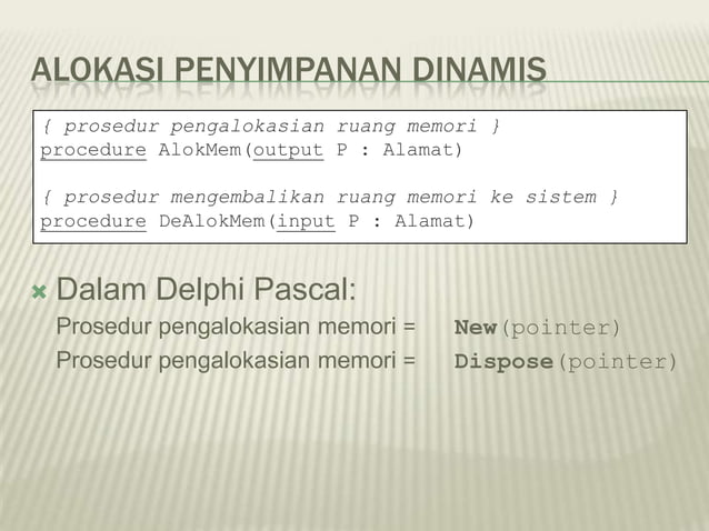 Sd bab 7 (pointer) | PPTX