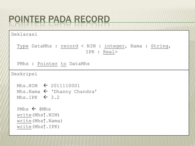 Sd bab 7 (pointer) | PPTX