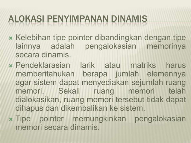 Sd bab 7 (pointer) | PPTX