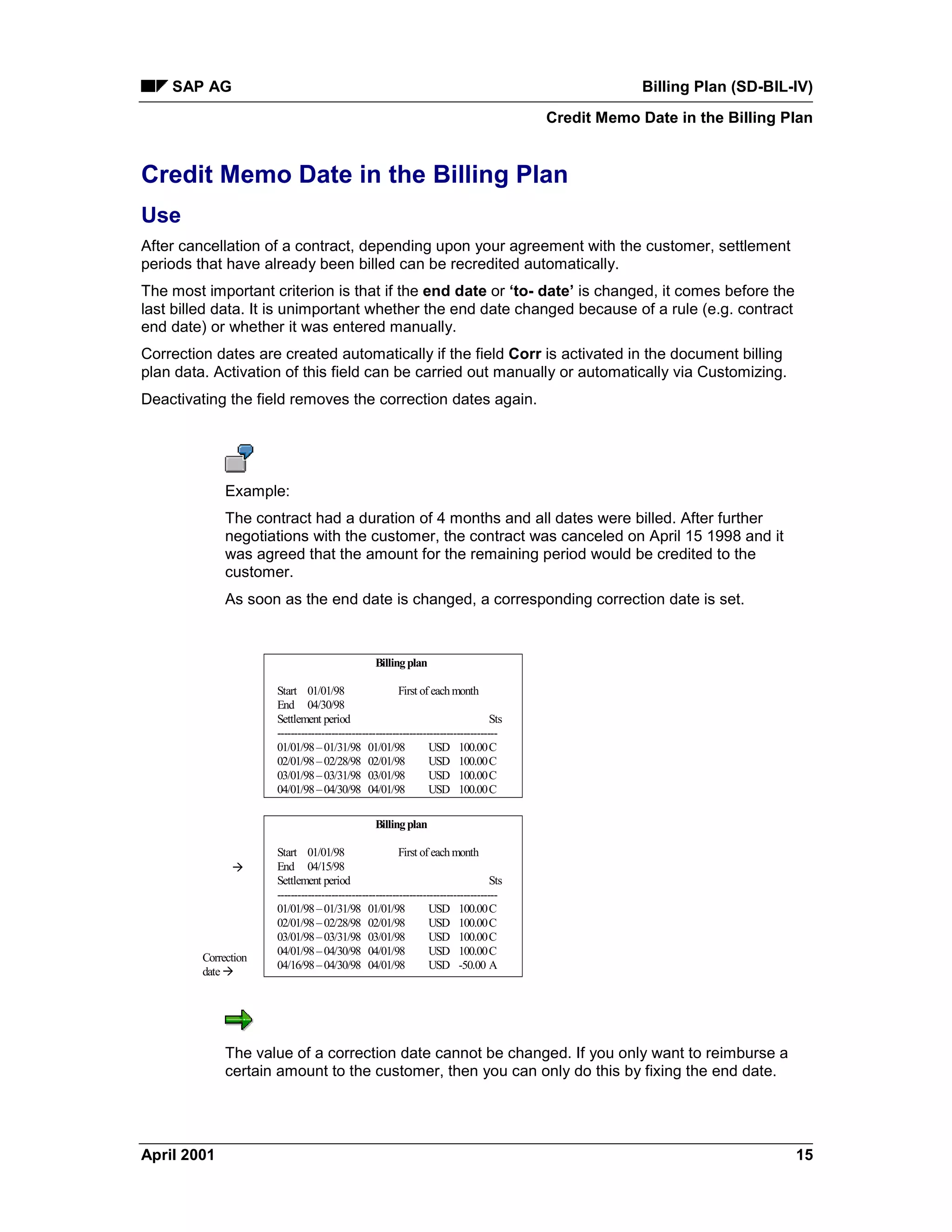 Sd billing plan | PDF