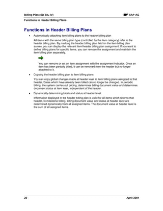 Sd billing plan | PDF