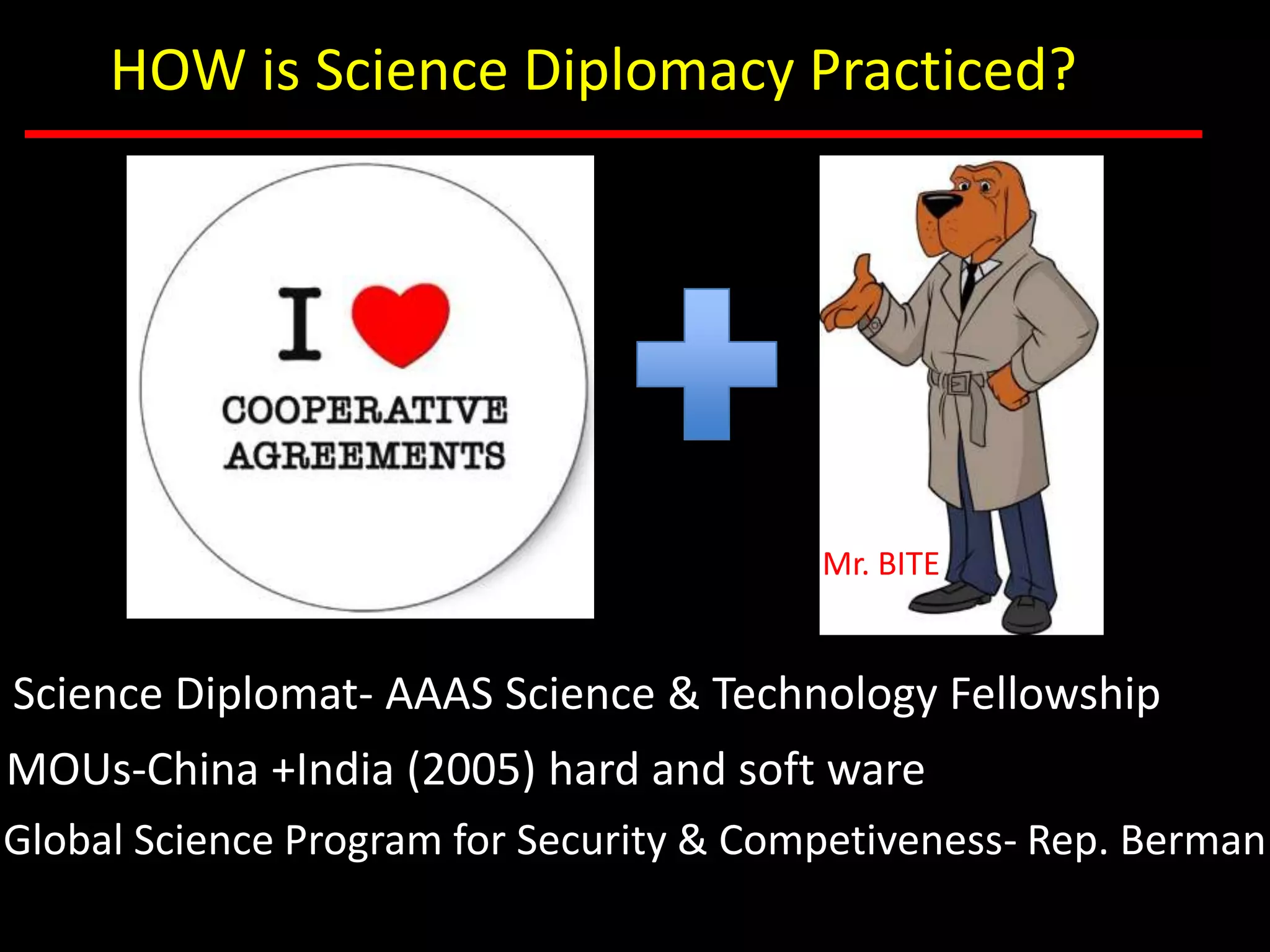 Science Diplomacy: Why, Where and How | PPTX