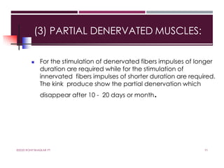 Strength Duration Curve: Dr Rohit Bhaskar | PDF