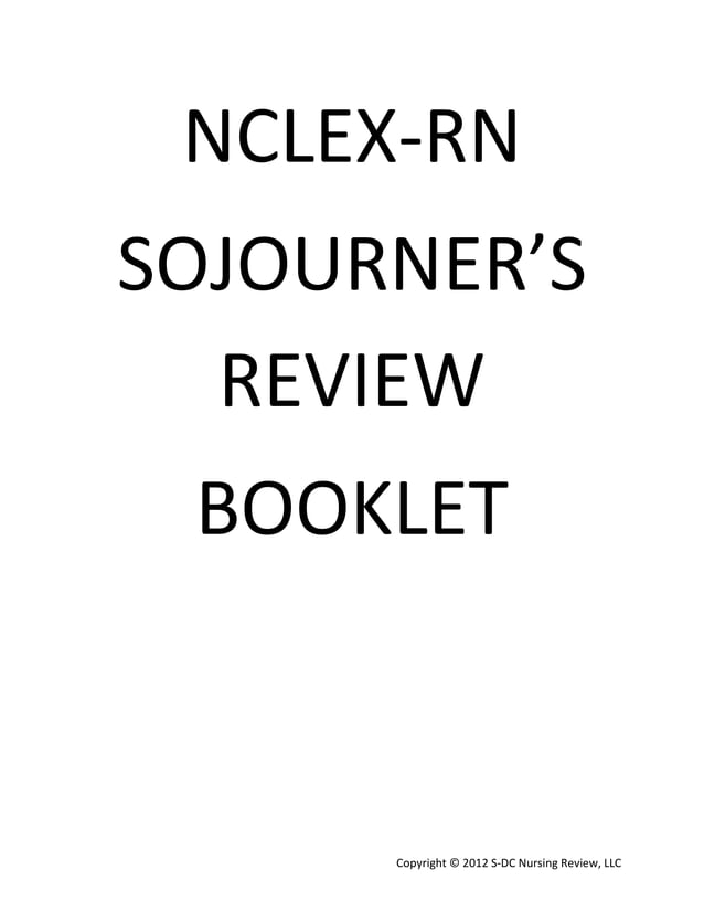 Sdc nclex | PDF