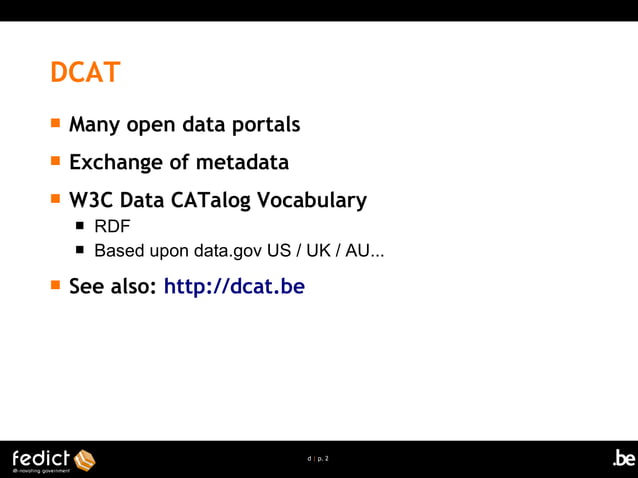 Drupal Simple DCAT Export module | PPT