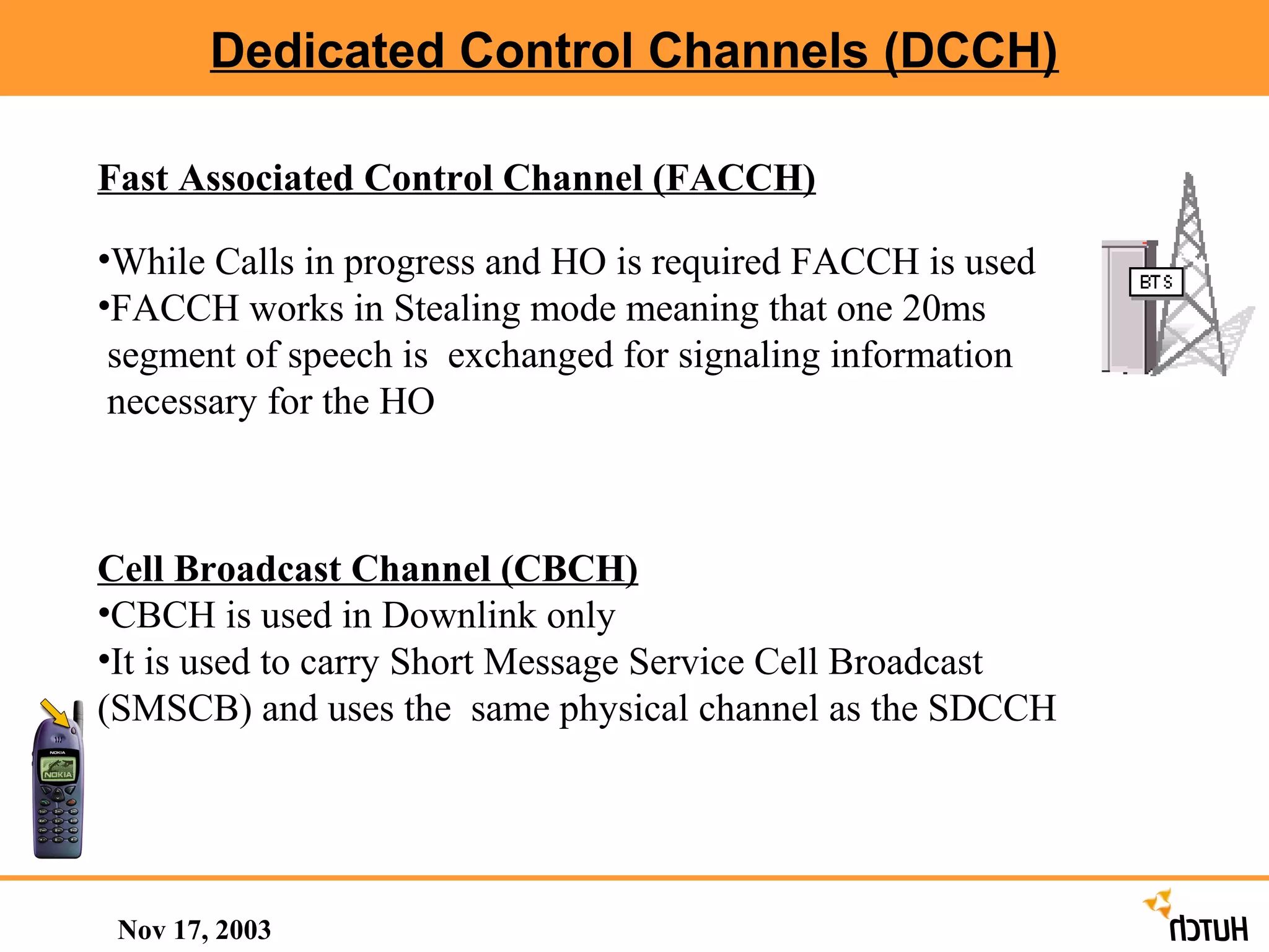 GSM Channel concept and SDCCH | PPT