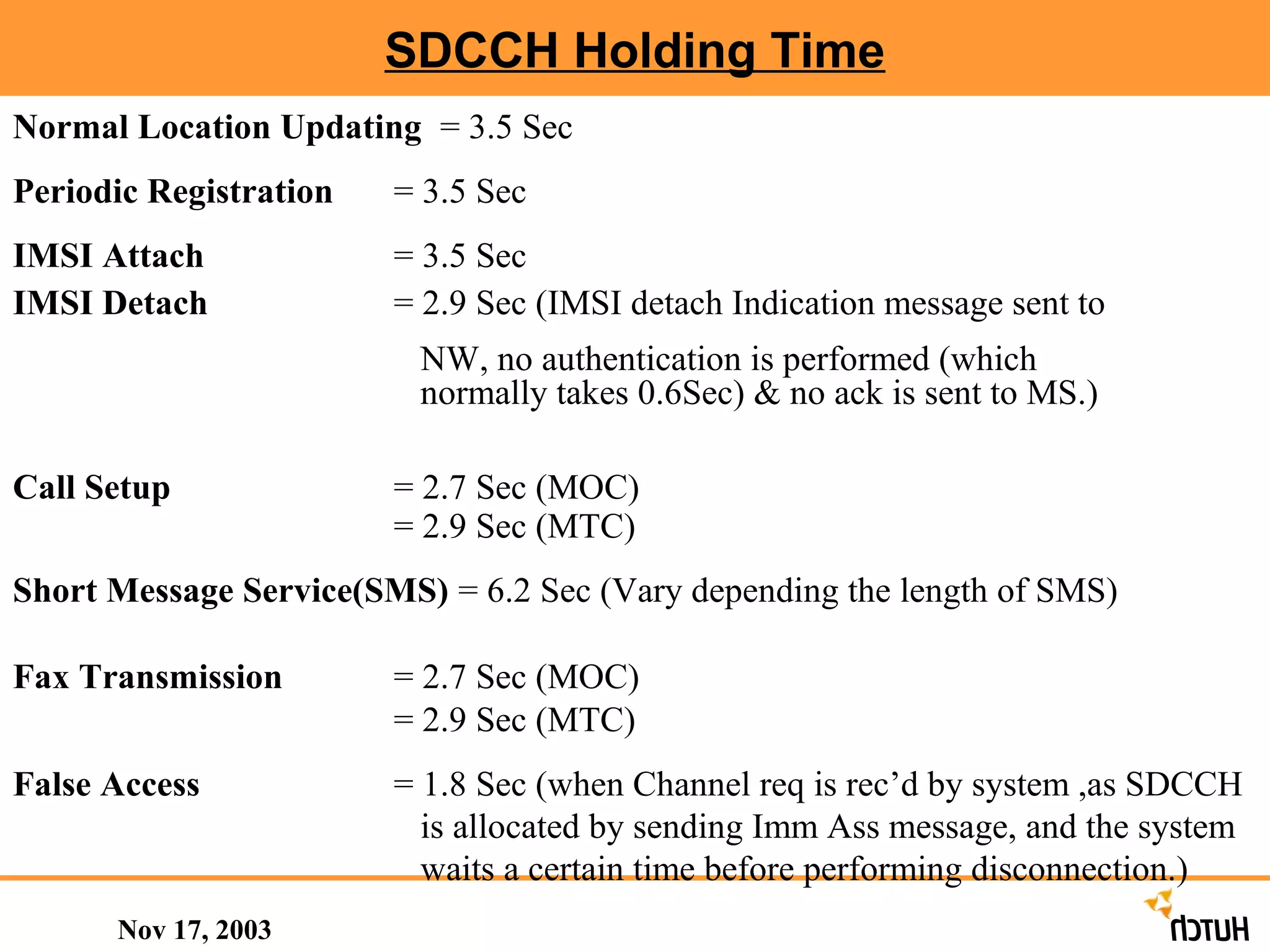 GSM Channel concept and SDCCH | PPT