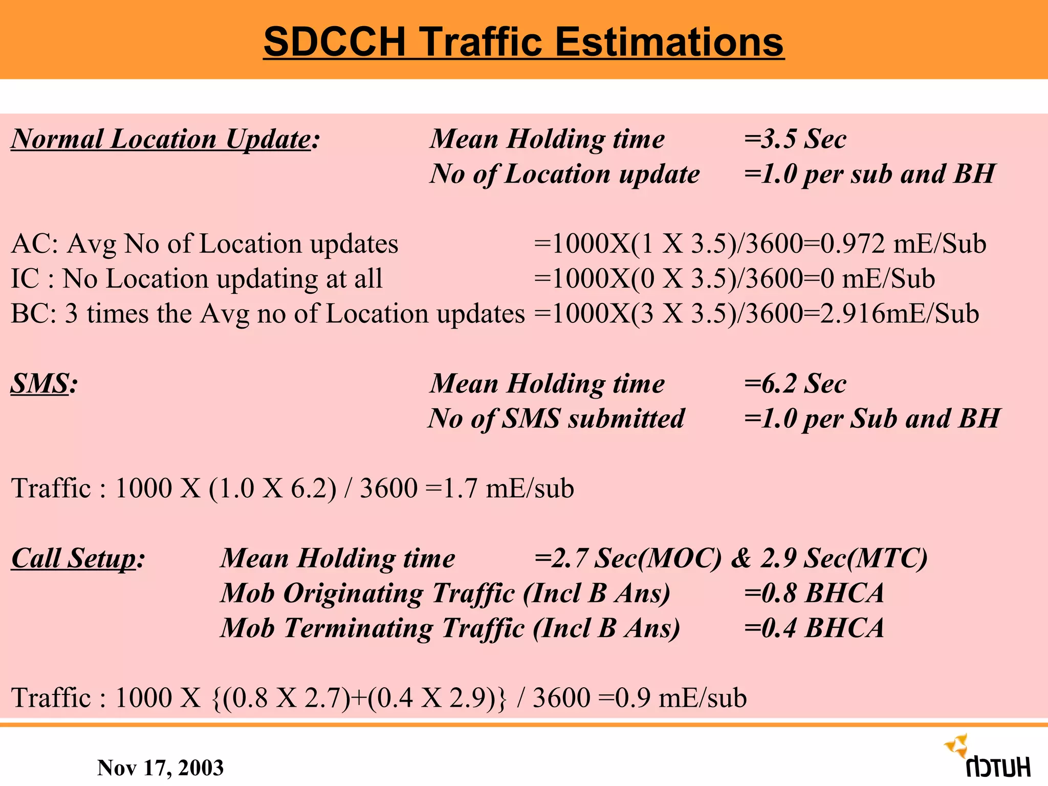 GSM Channel concept and SDCCH | PPT