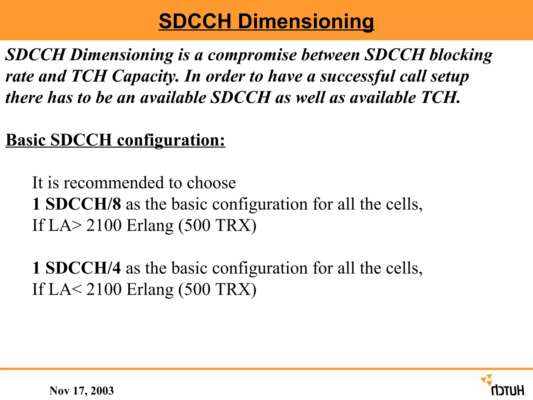GSM Channel concept and SDCCH | PPT