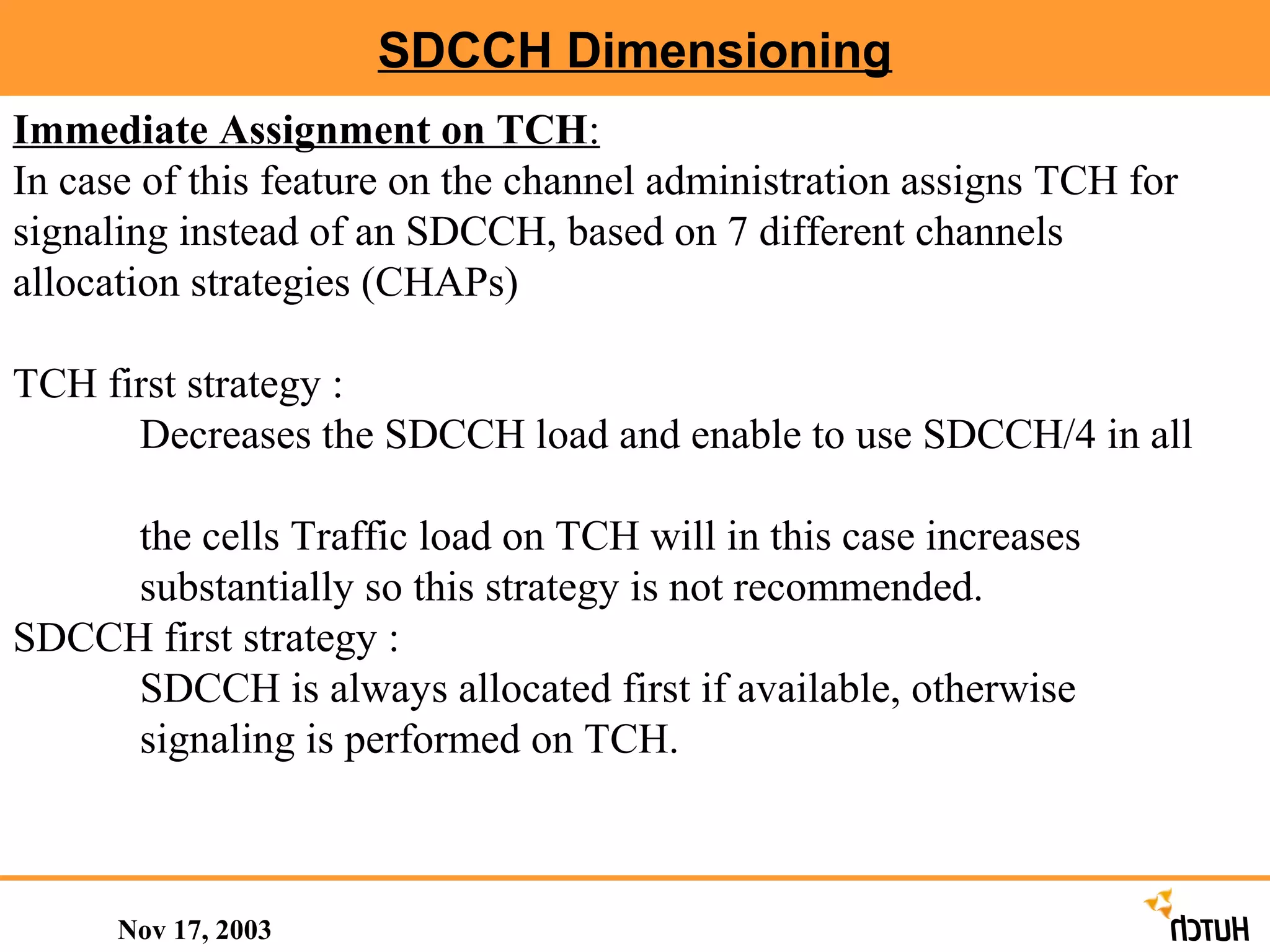GSM Channel concept and SDCCH | PPT