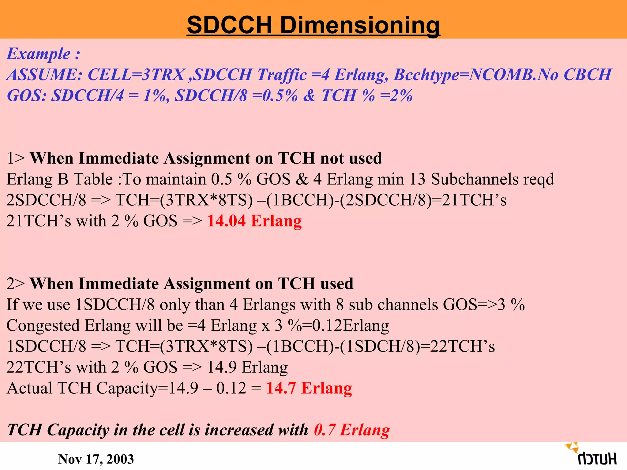 GSM Channel concept and SDCCH | PPT