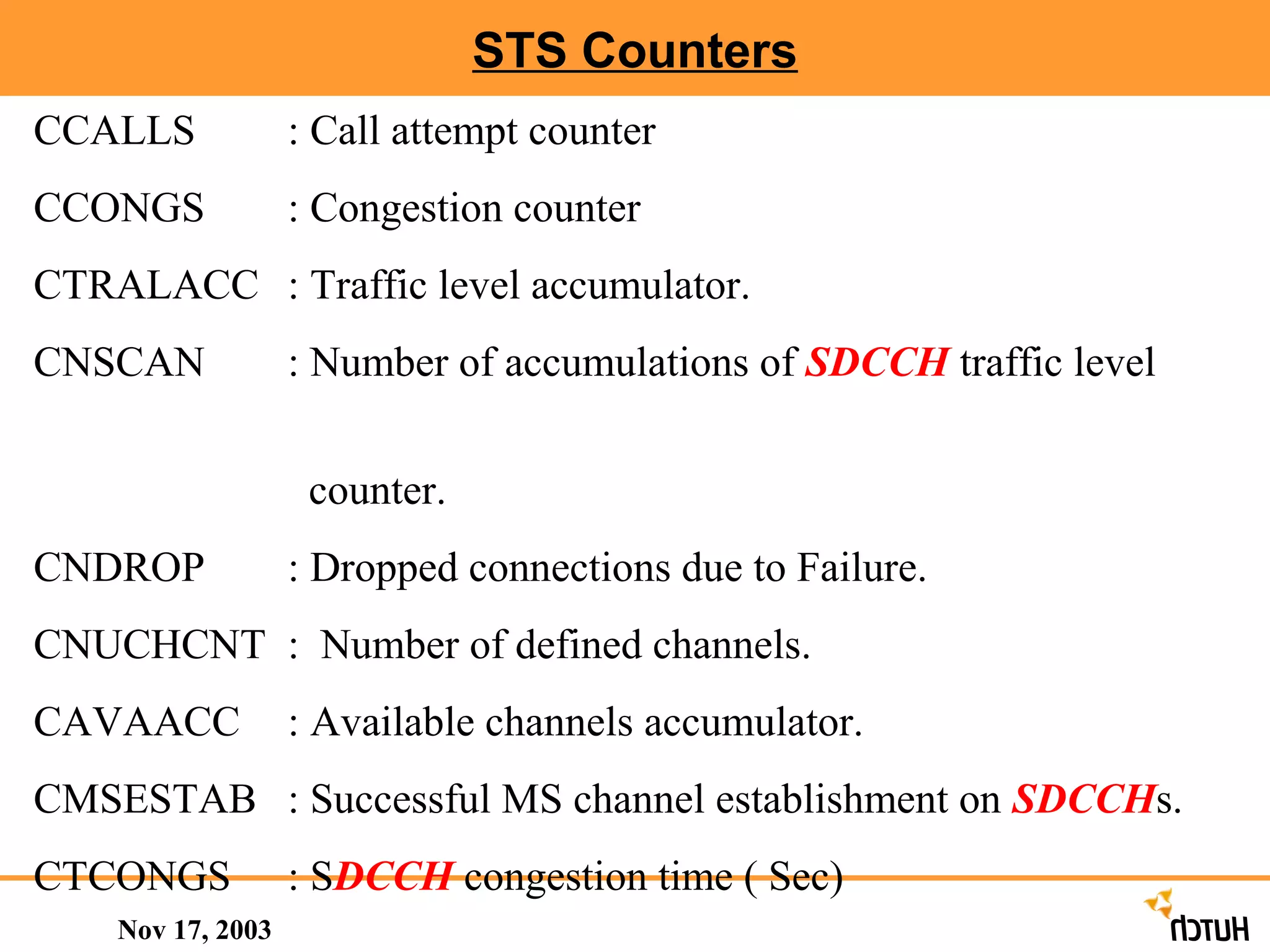 GSM Channel concept and SDCCH | PPT