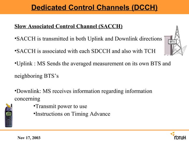 GSM Channel concept and SDCCH | PPT
