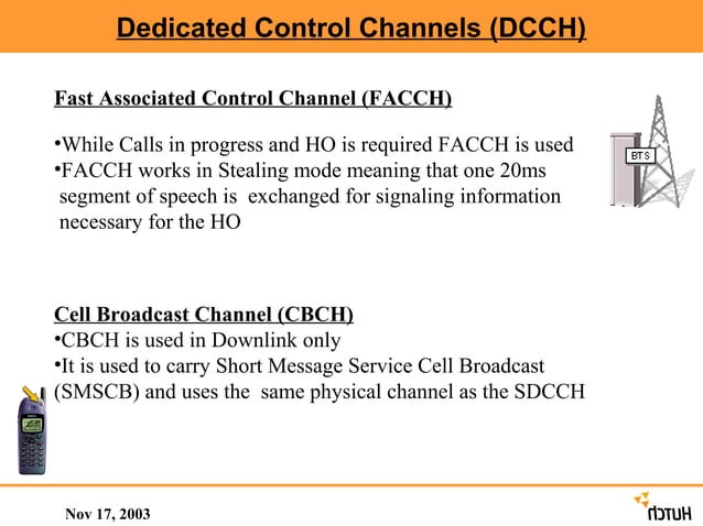 GSM Channel concept and SDCCH | PPT