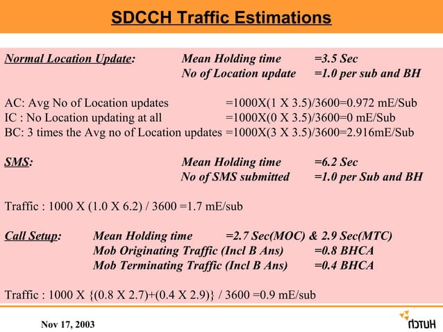 GSM Channel concept and SDCCH | PPT