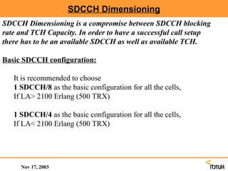 GSM Channel concept and SDCCH | PPT