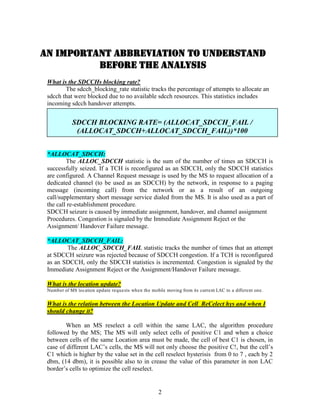 Sdcch Blocking Analysis | PDF