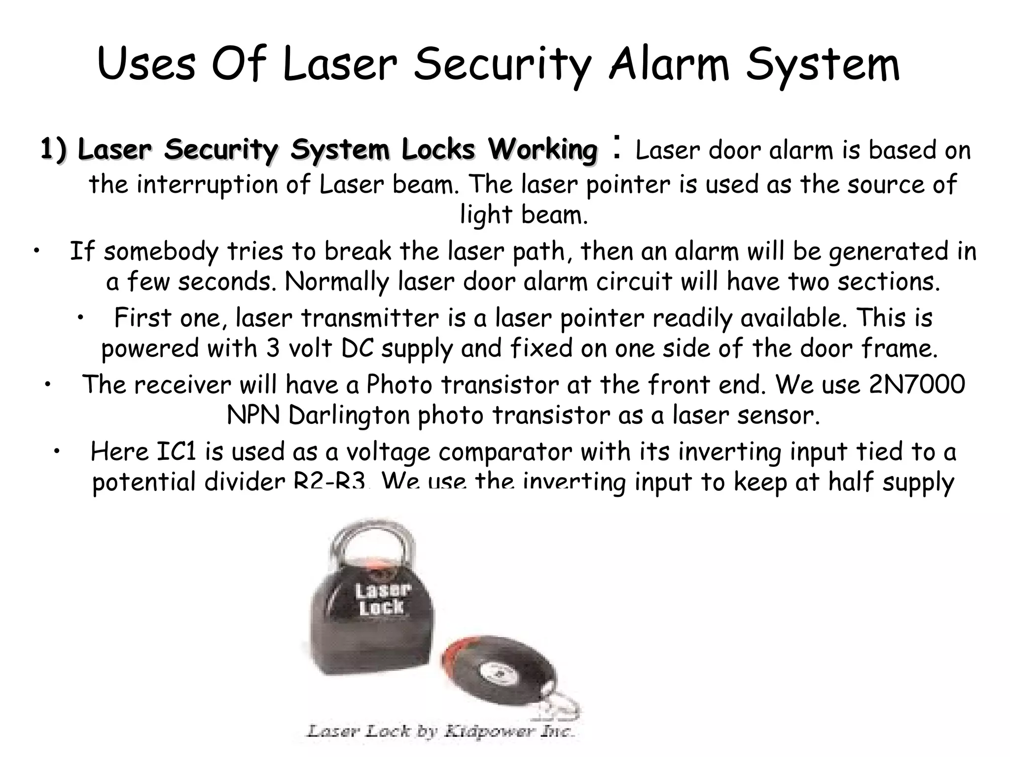 Laser security system | PPT