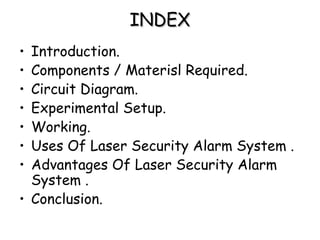 Laser security system | PPT