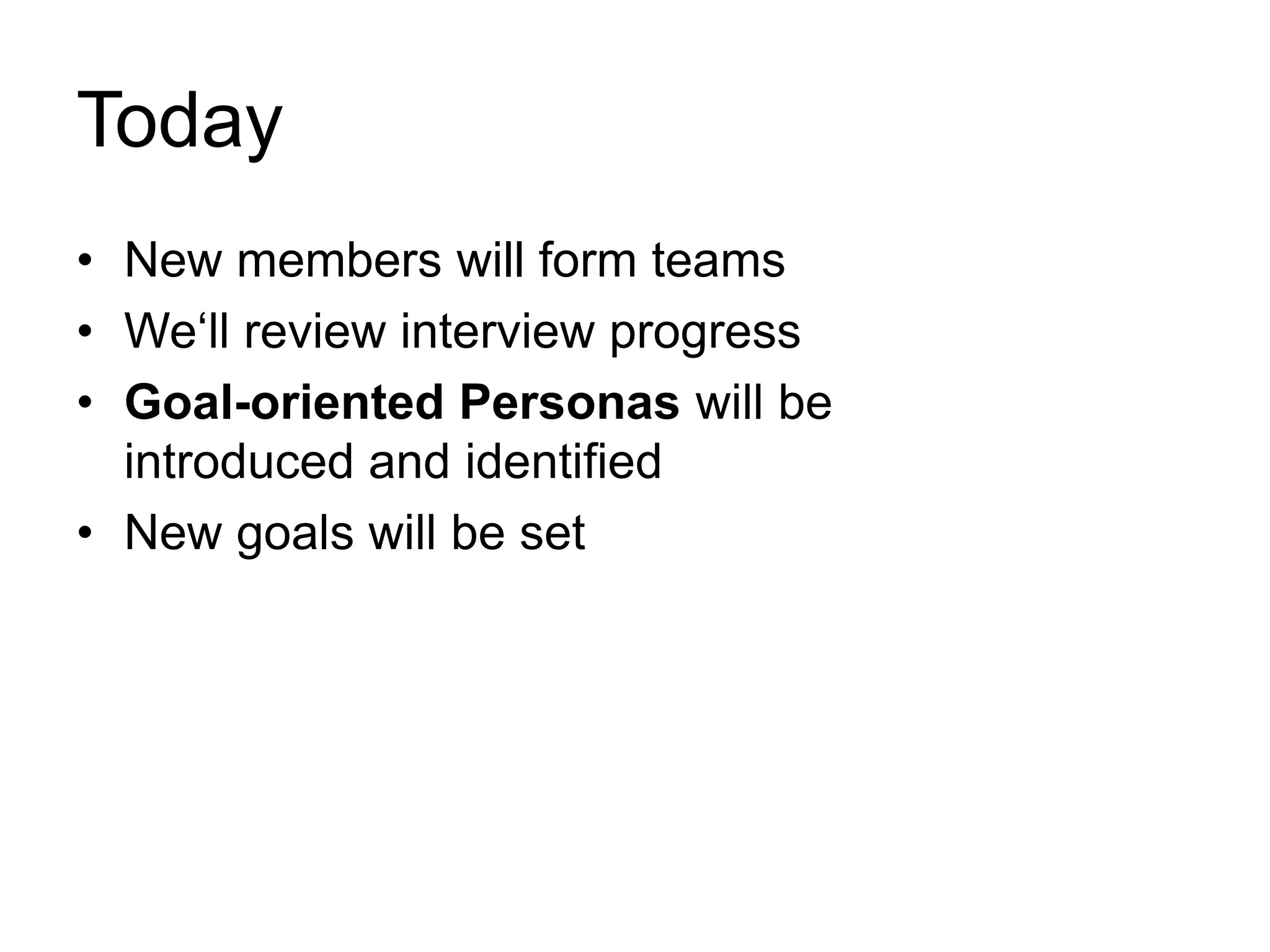 Service Design at KISK (2): Goal Oriented Personas | PPTX