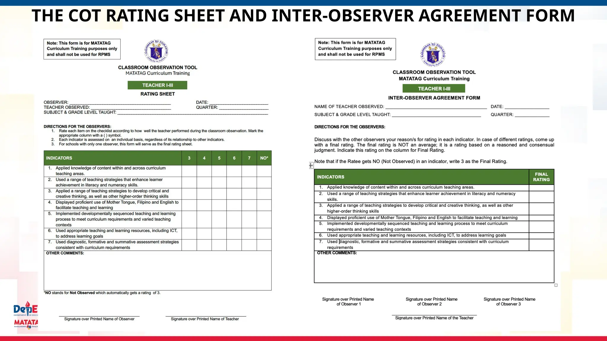 SD_Class-Observation-Matatag Curriculum (1).pptx