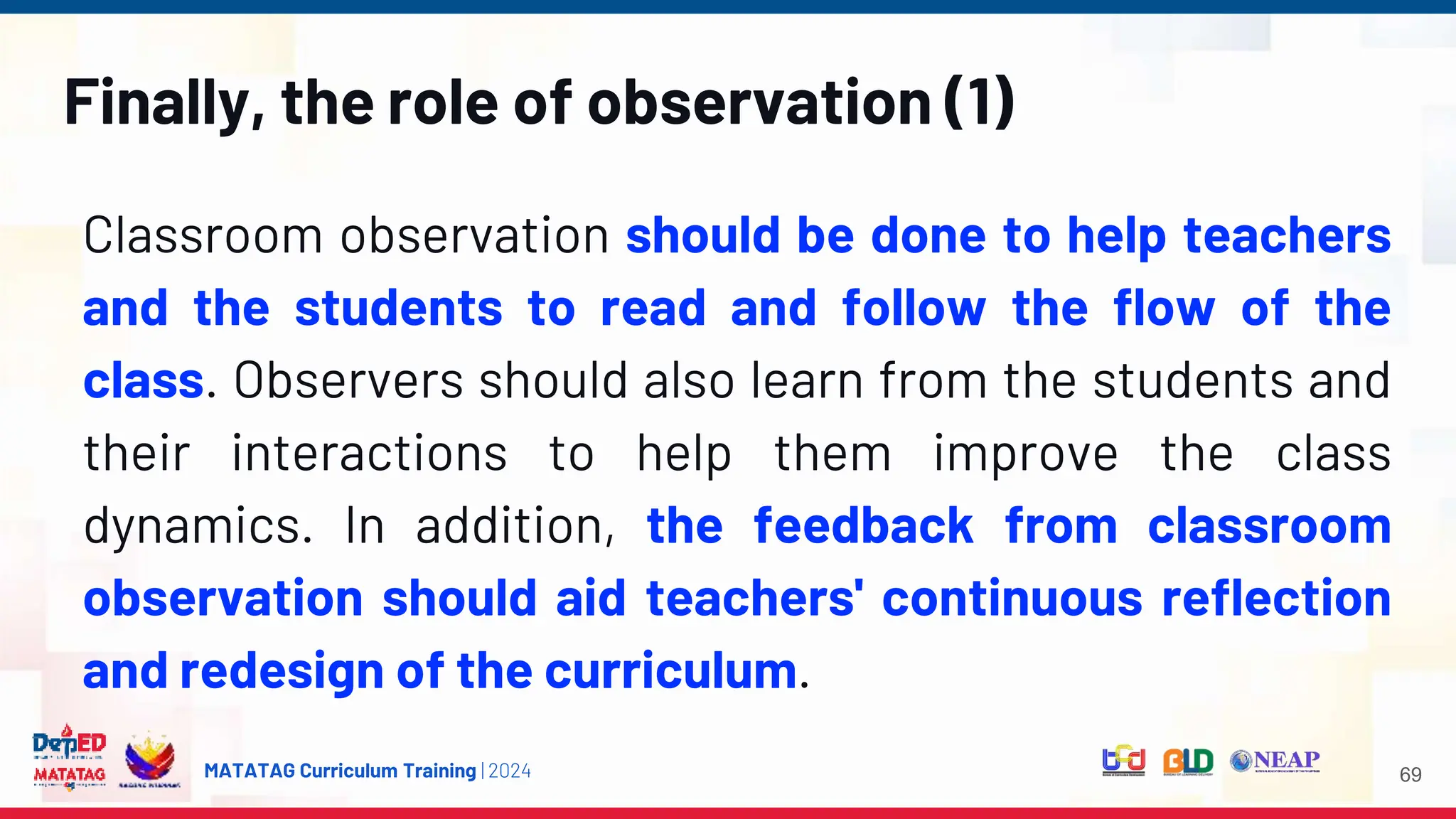 Class Observation on Matatag Curri..pptx