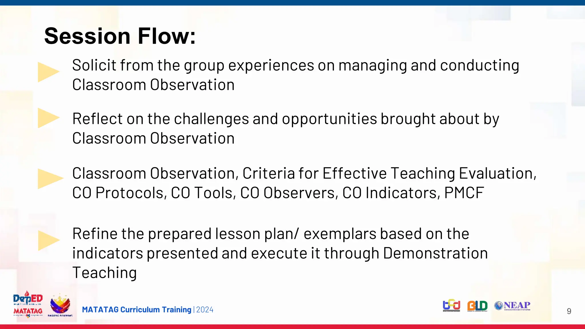 Class Observation on Matatag Curri..pptx