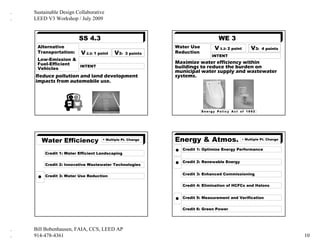 Sdc Leed V3 Workshop F1 | PPT