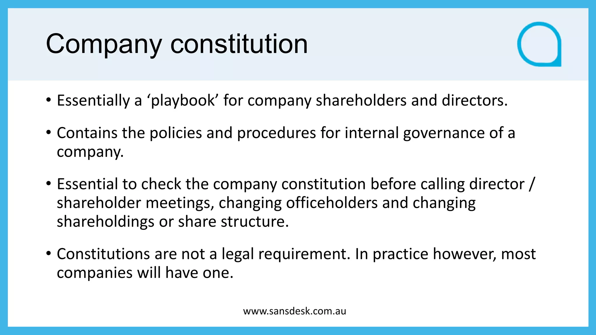 A look inside your company secretarial file | PPTX