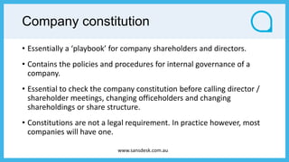 A look inside your company secretarial file | PPTX