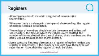 A look inside your company secretarial file | PPTX
