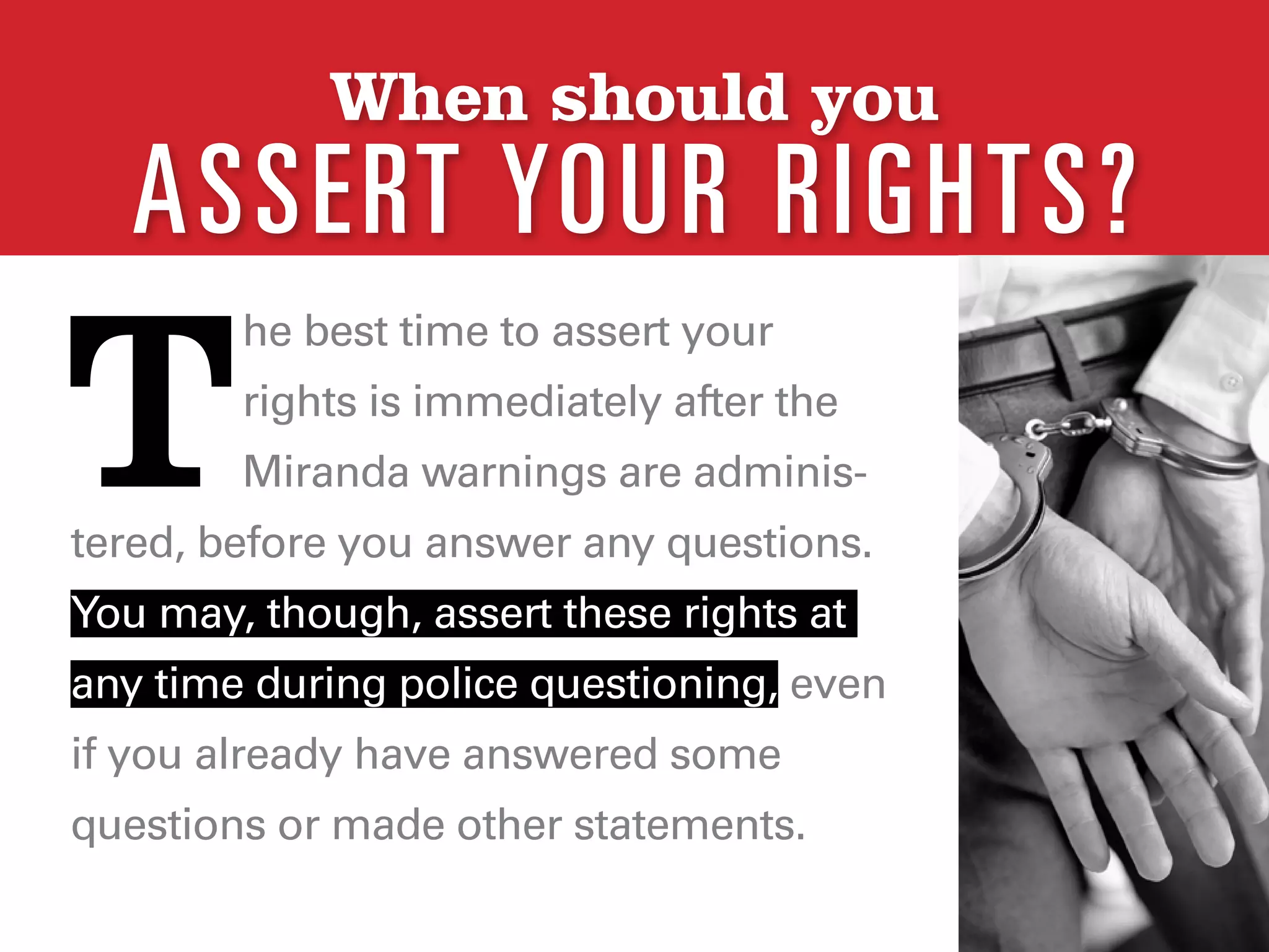 All About Miranda Rights | PDF