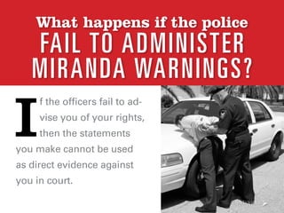 All About Miranda Rights | PDF