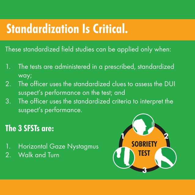 What you need to know about standardized field sobriety tests | PDF