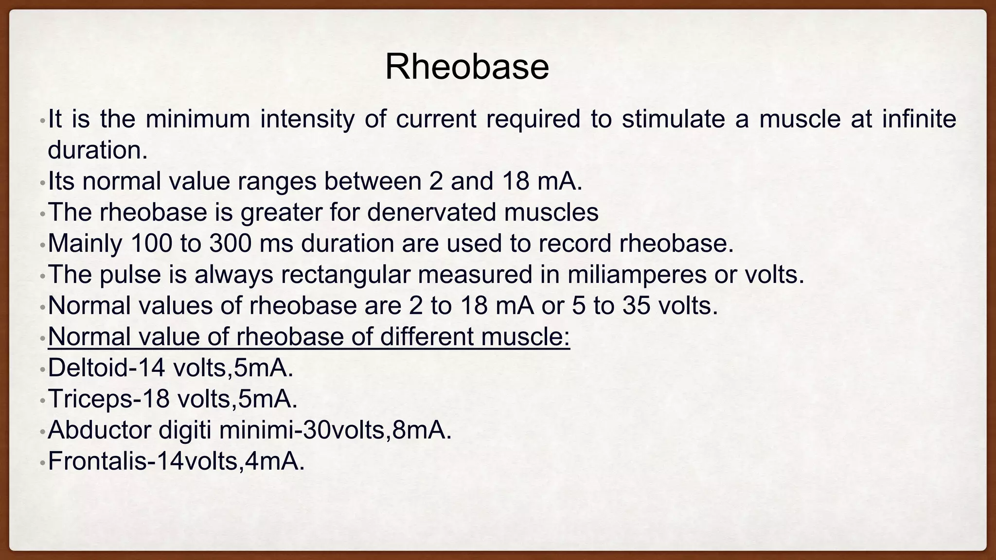 SD curve (Strength Duration Curve) | PPTX