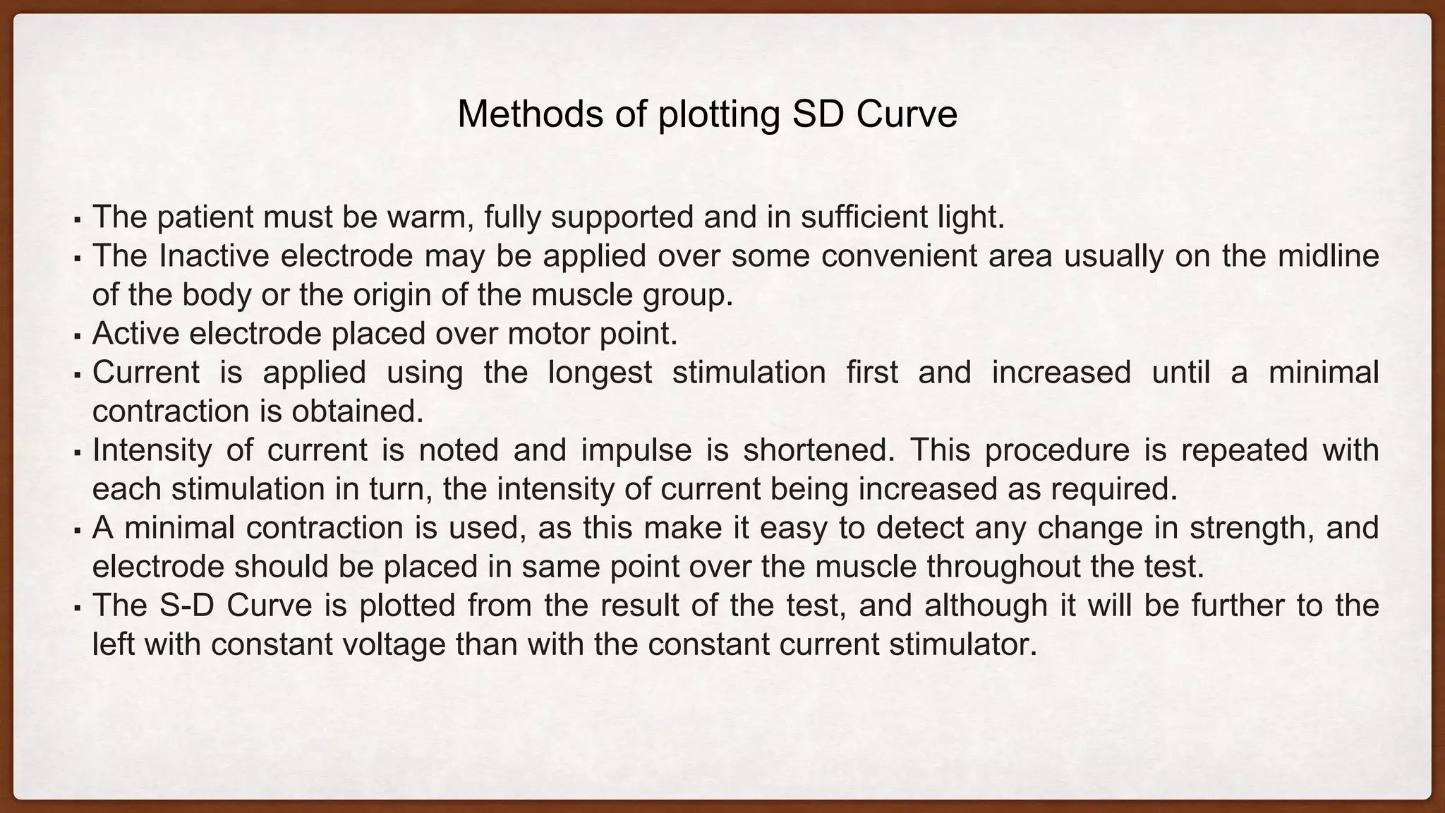 Sd Curve Strength Duration Curve Pptx
