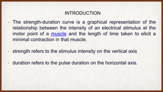 SD curve (Strength Duration Curve) | PPTX