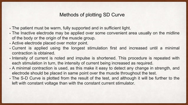 SD curve (Strength Duration Curve) | PPTX