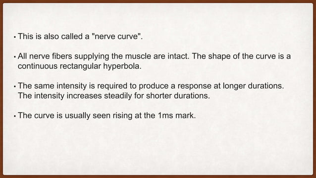 SD curve (Strength Duration Curve) | PPTX