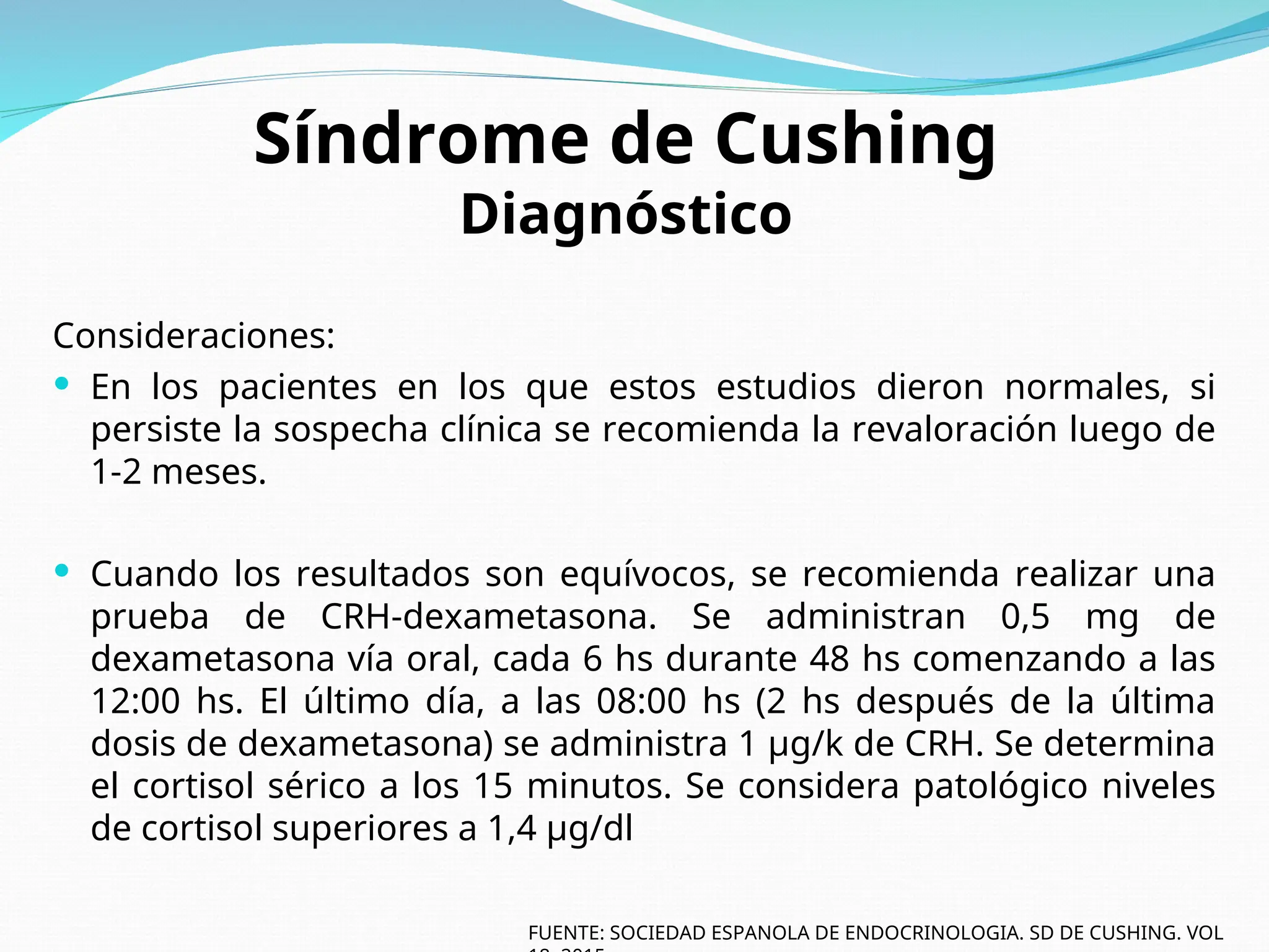 Sd Cushing fisiopatología 2017.......... | PPT
