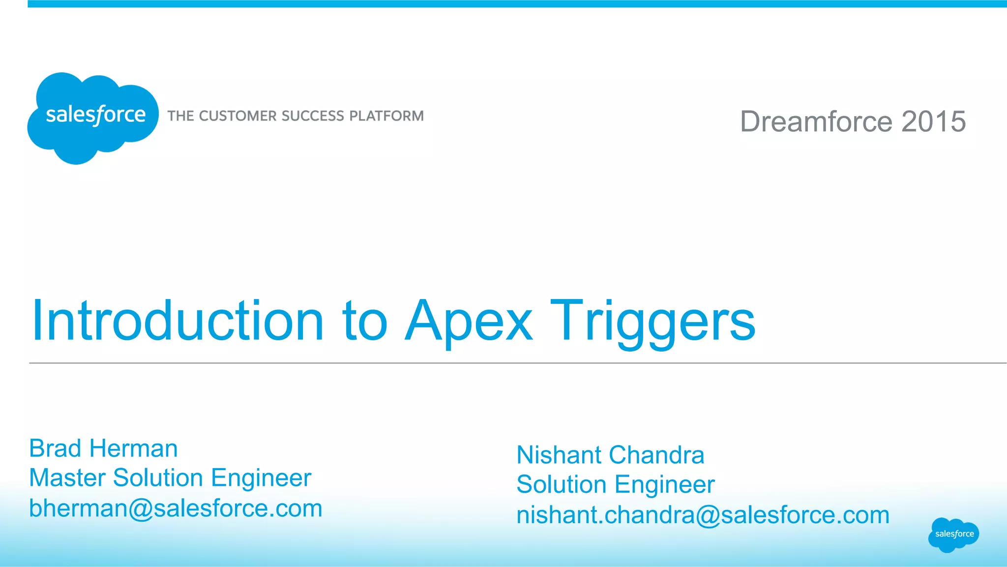 Introduction to Apex Triggers | PDF