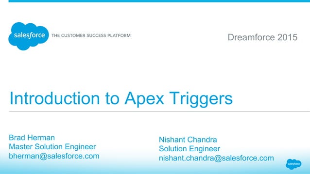 Introduction to Apex Triggers | PDF | Business | Business and Finance