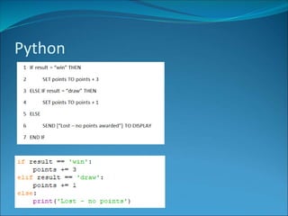 SDD Conditional Statements | PPT