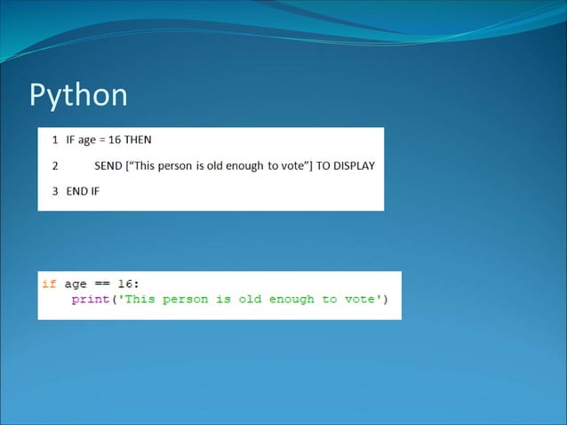 SDD Conditional Statements | PPT