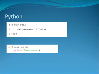 SDD Conditional Statements | PPT